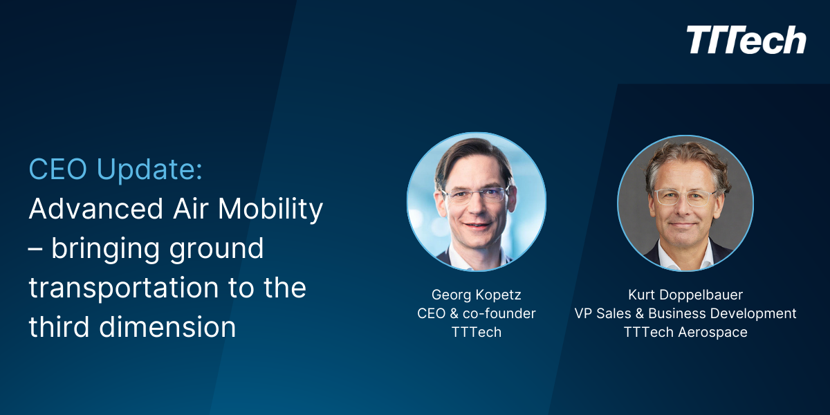CEO Update: Advanced Air Mobility – bringing ground transportation to ...