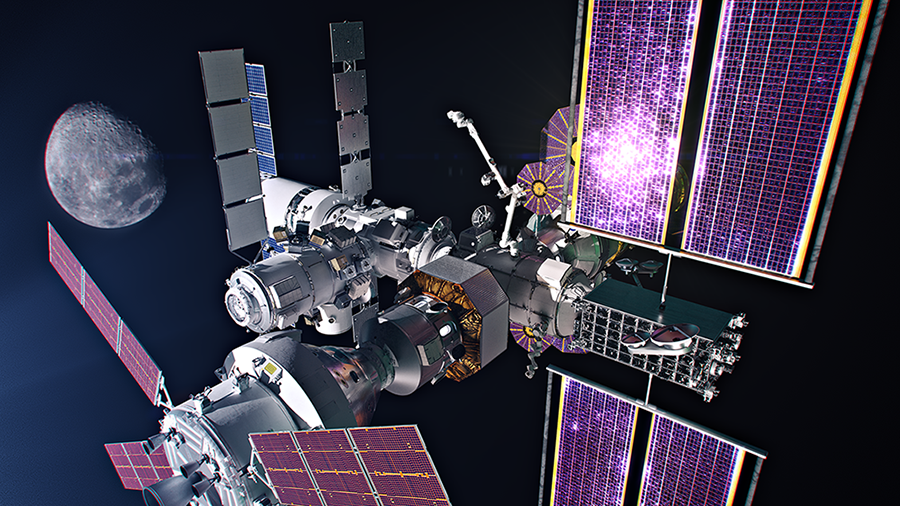NASA Lunar Gateway space station: Highly reliable data network from ...